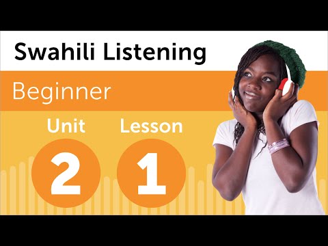 Swahili Listening Practice - Getting Swahili Directions