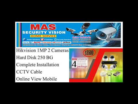 📺Dahua DVR Price 4 Cameras Complete Package and Hikvision🔥 Security camera dvr price in pakistan