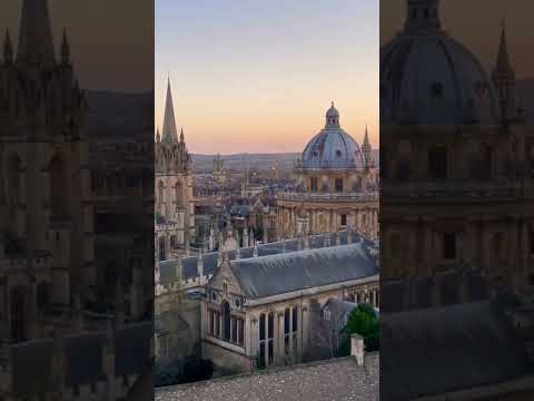 View of University of Oxford from New College Tower
