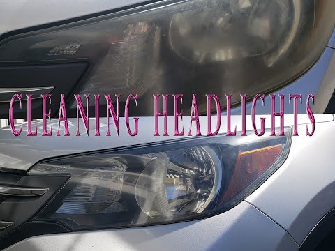 BEST way to Clean Headlights on your Car. Honda CRV, Porsche, Vw and More