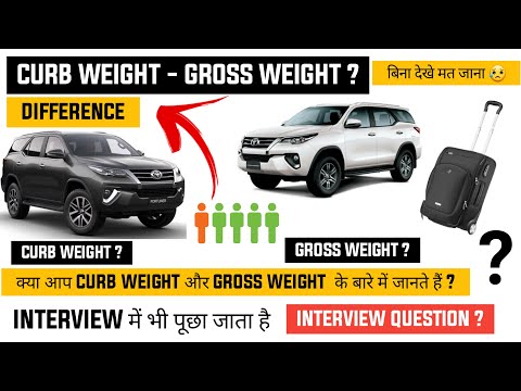 Kerb ( Curb ) Weight vs Gross Weight | Hindi