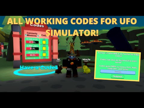 ALL CODES IN UFO SIMULATOR ROBLOX!