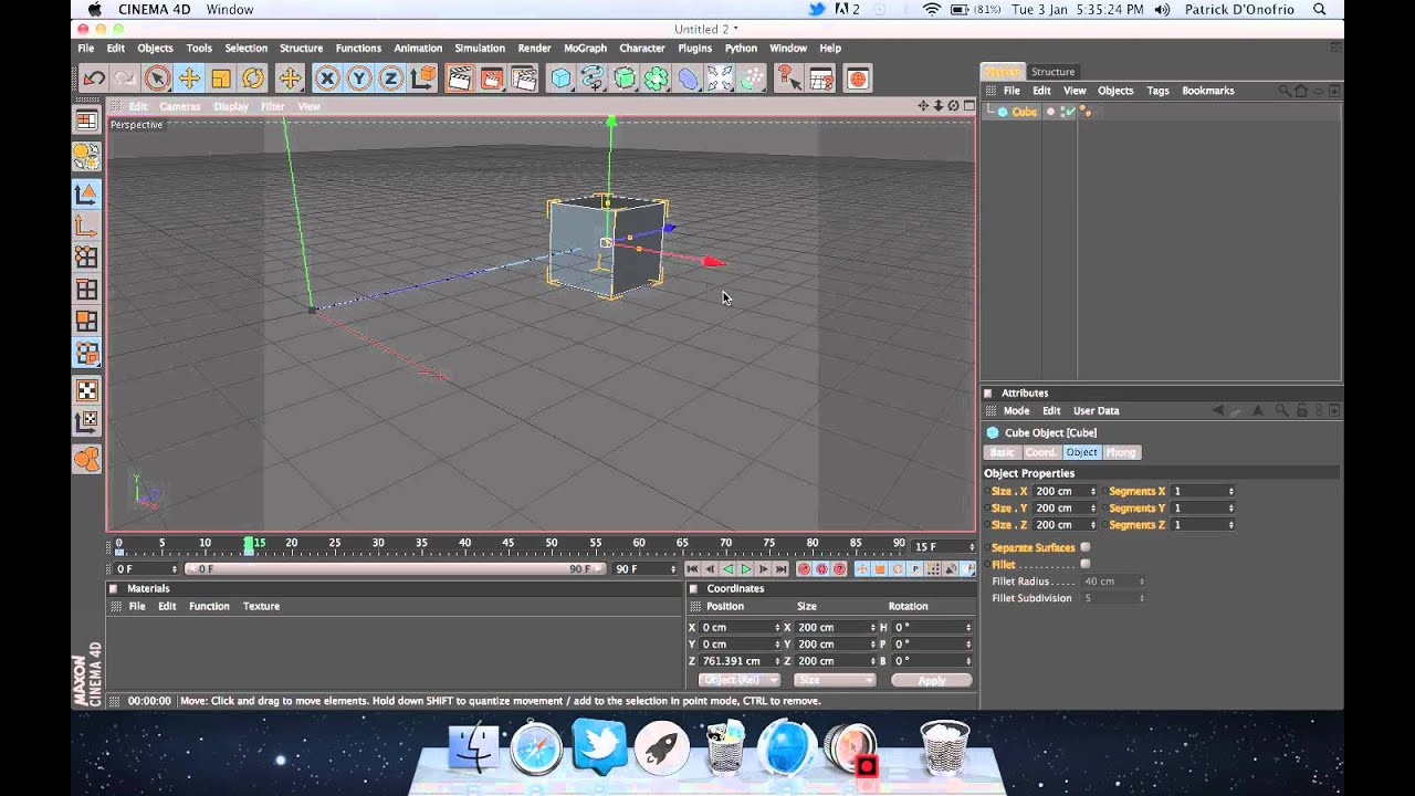 Tutorial - Keyframing in Cinema 4d
