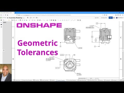 Onshape - How to Create Geometric Tolerances (GD&T) in Drawings
