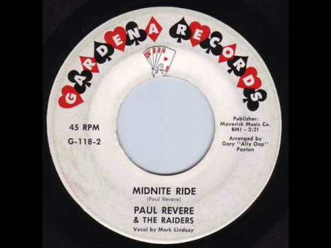 Paul Revere and the Raiders - Midnite Ride 1961