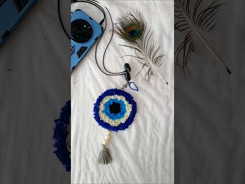 🧿Evil eye key chain + wall hanging #you can use it both as keychain or wall hanging # youtubeshorts🪬