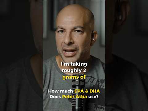 How much EPA & DHA do you take? #shorts #podcast #podcastclips #fishoil #supplements #longevity