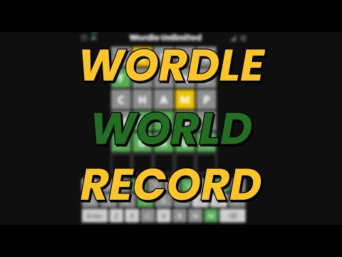 WORDLE WORLD RECORD (Official Site)