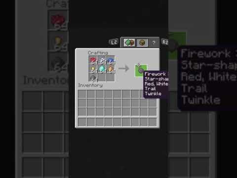 How to make 4th of July fireworks in Minecraft! P.1 #shorts