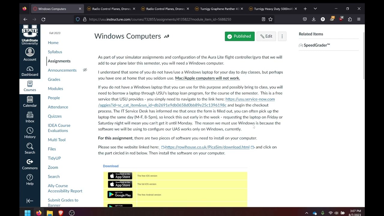 Windows Computer Assignment
