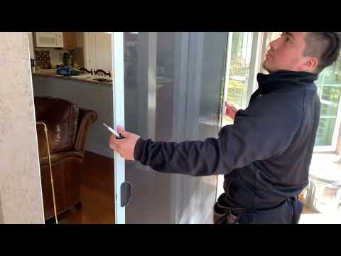 How to Install a Sliding Screen Door in 5 minutes #howto