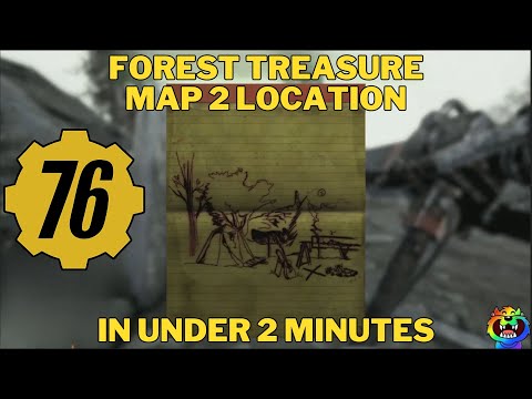 How to Find the Forest Treasure Map 2 in #Fallout76 #fallout76guide
