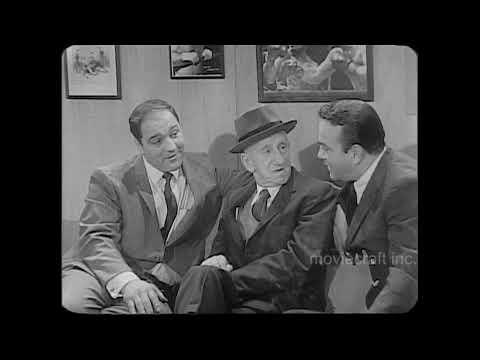 Main Event 1961. Rocky Marciano, Jimmy Durante. Rex Layne vs Bob Satterfield boxing match.