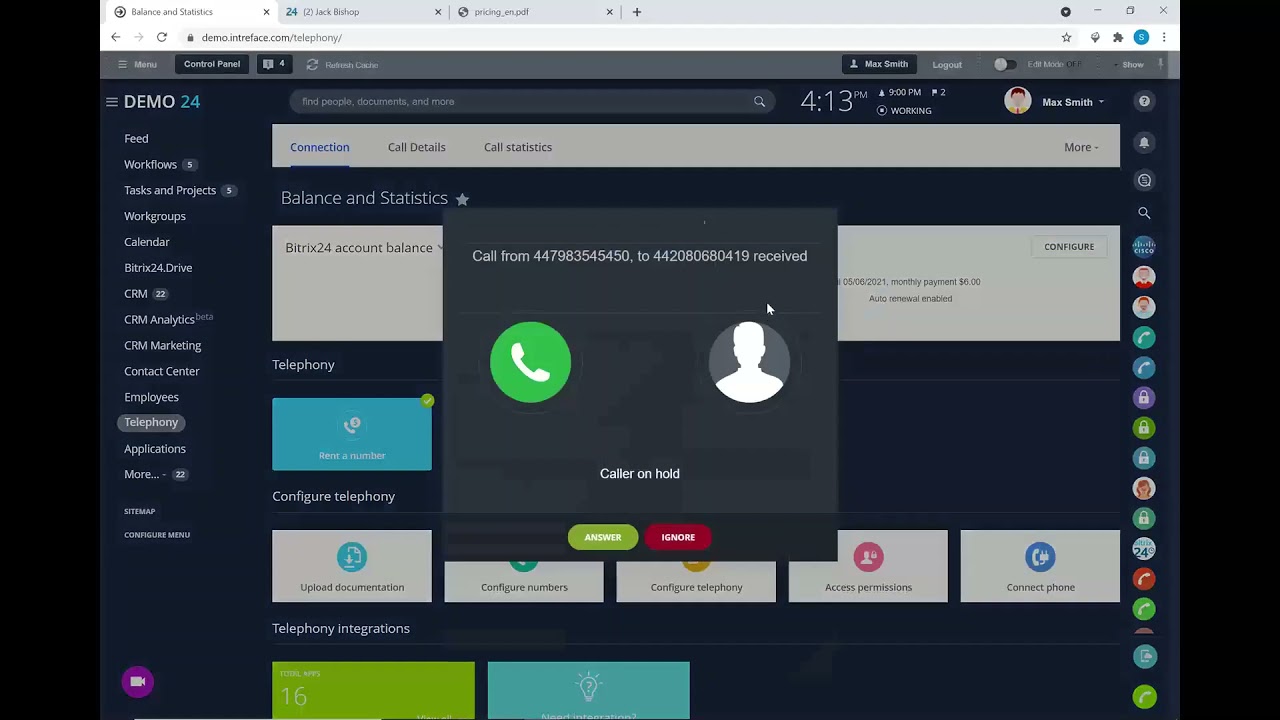 Bitrix24 Total Telephony Webinar (June 2021)