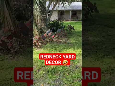 Forget Flamingos FL! EASY●REDNECK●YARD● DECORATING●TIPS