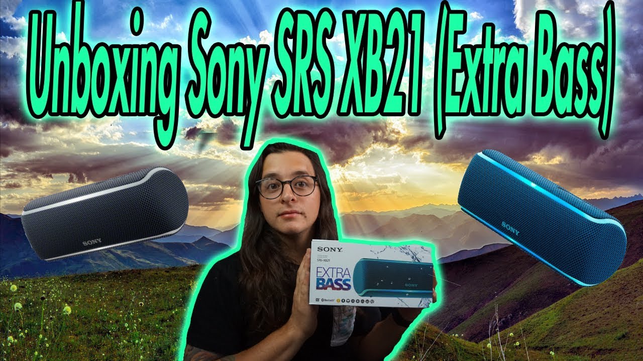 Unboxing Sony SRS XB21 (Extra Bass)