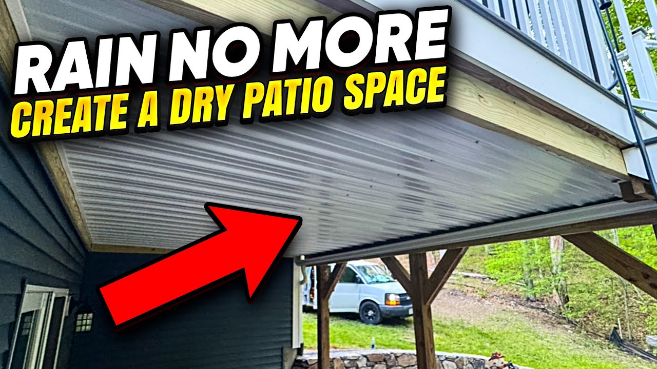 DIY Underdeck Drainage : WATERPROOFING Made Easy