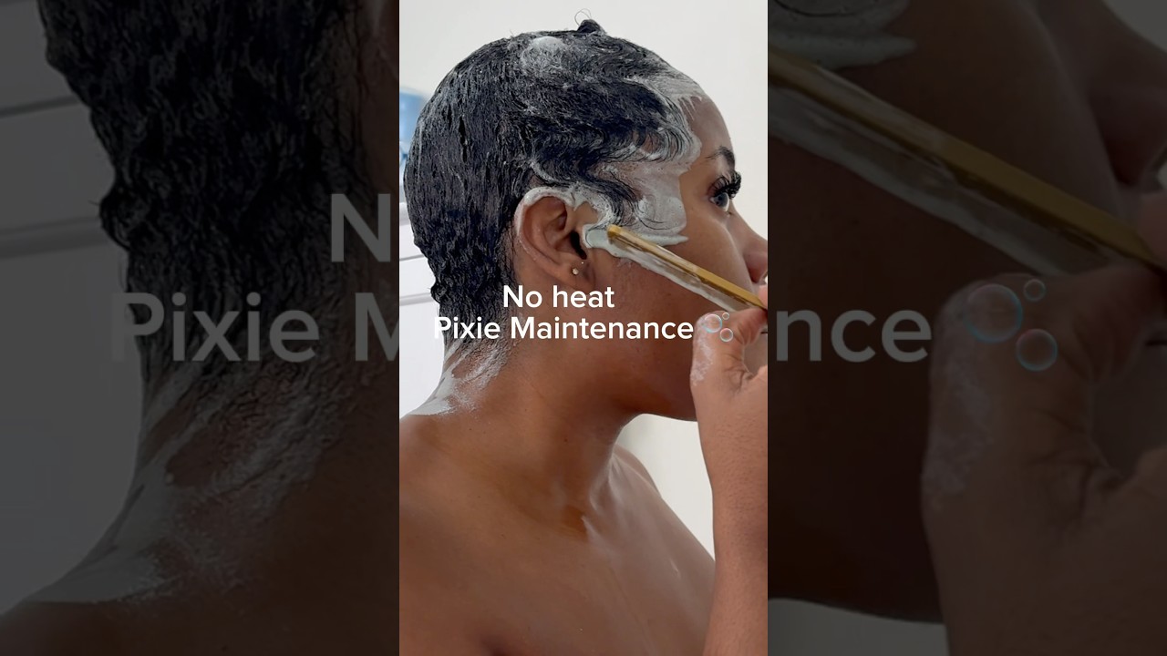 No heat pixie maintenance #shorts