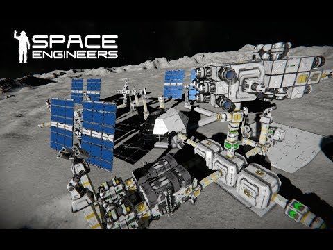 Space Engineers Modular Lunar Base