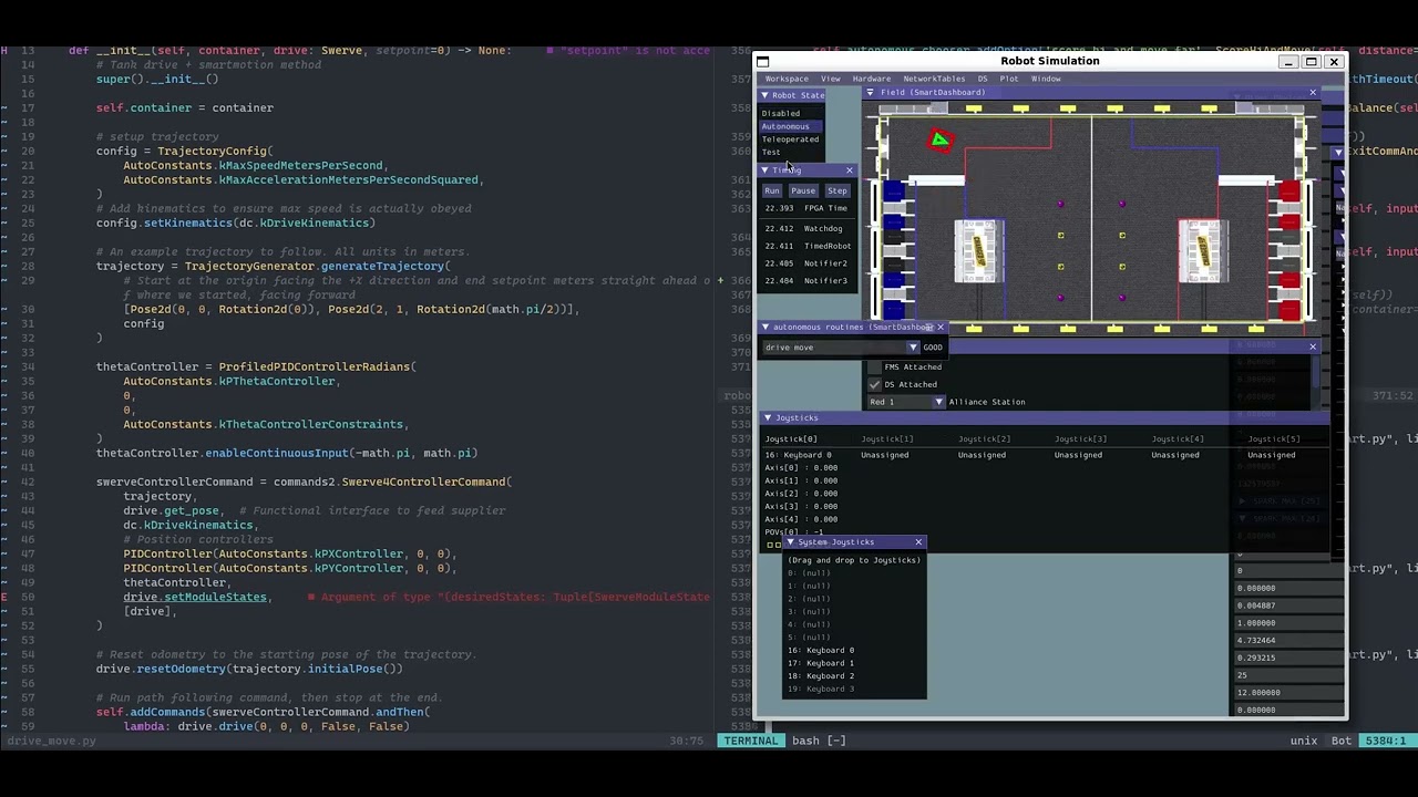 Trouble with Python swerve splines - Programming - Chief Delphi