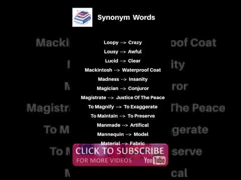 Synonym Words Expanding #englishvocabulary #wordwonders #synonym #synonymous #synonyms #words #ielts