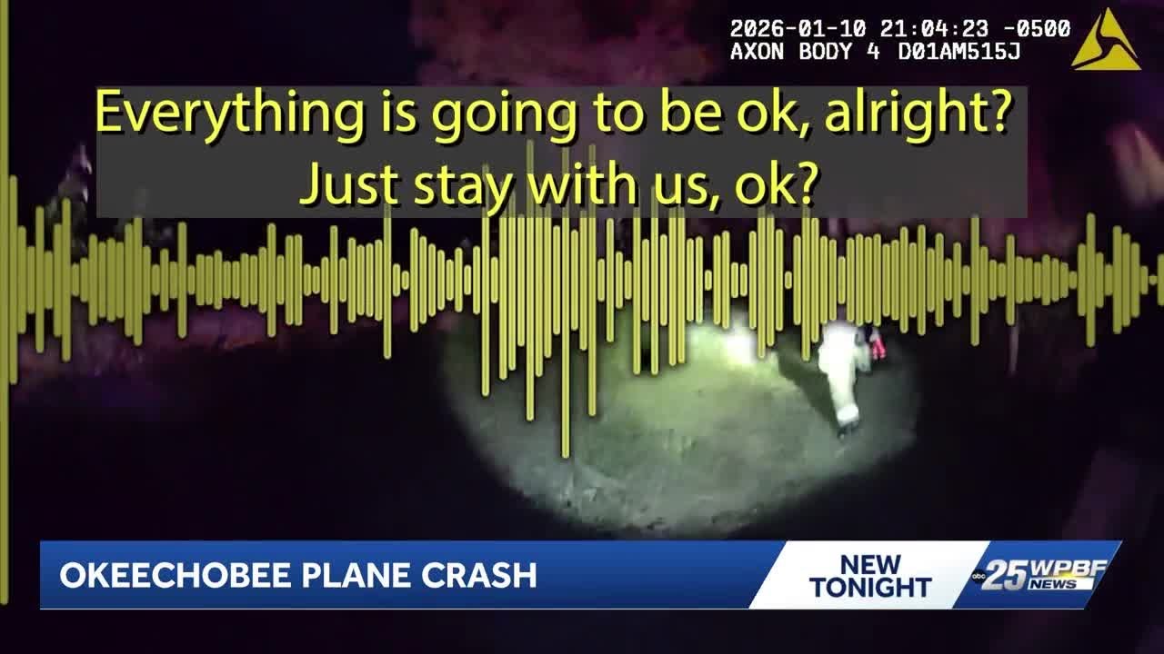 911 calls detail dramatic rescue of pilot and daughter after plane crash in Okeechobee County