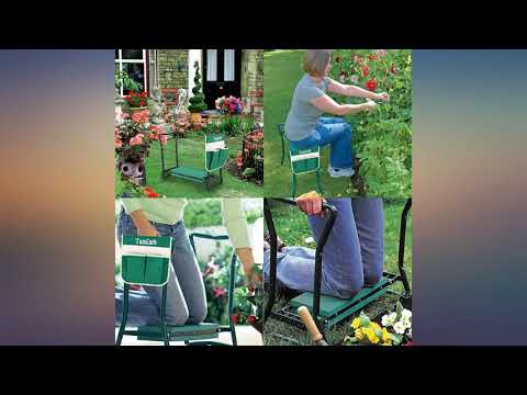TomCare Garden Kneeler Seat Garden Bench Garden Stools Foldable Stool with Tool Bag review