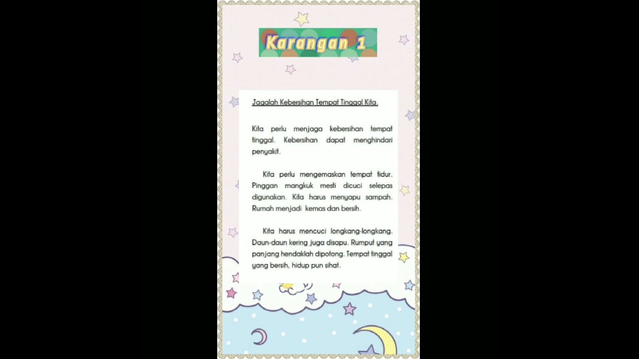 Contoh karangan tahun 2