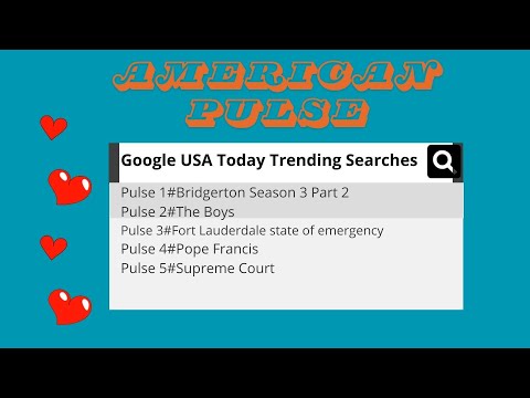 Google #USA Today Trending Searches#The Boys#Fort Lauderdale state of emergency#Pope Francis
