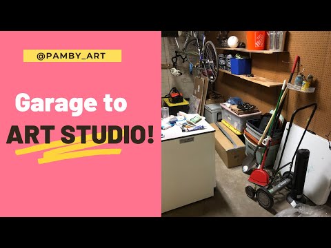 From Garage to Organized ART STUDIO