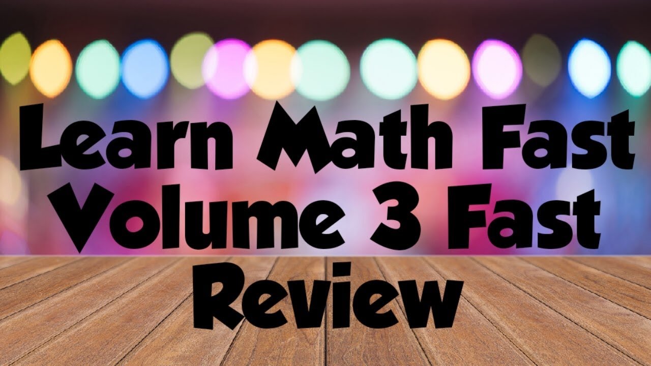 Learn Math Fast Volume 3 (Fast Review)