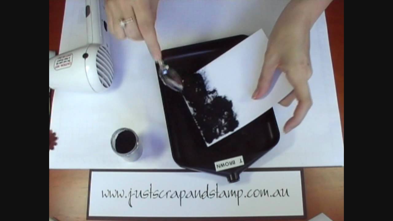 Stamping Technique - How to Use Flock