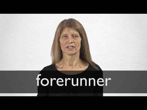 FORERUNNER definition in American English | Collins English Dictionary