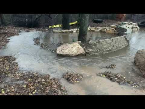 Flooding In Azle, Texas 12/13/2022