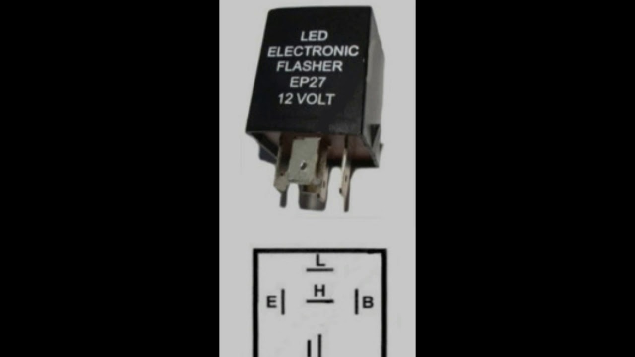 Video review of Flasher LED 12VDC 150W 5 Pin Compatible With EP27 EP27L ...