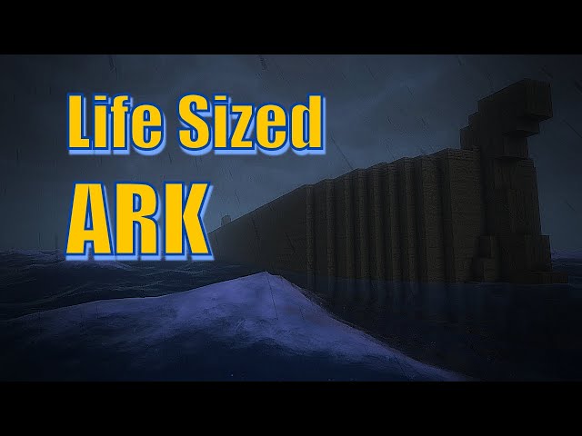Biblically Accurate Noah's Ark Minecraft Map