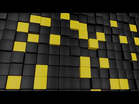 Yellow & Black Box Wall | Motion Background | Live Wallpaper | Screensaver
