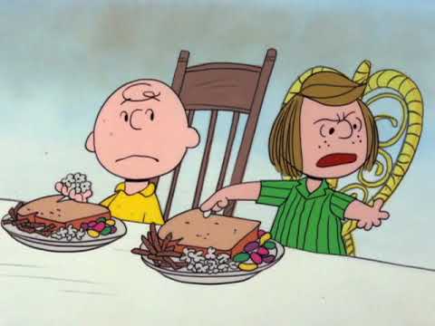 A Charlie Brown Thanksgiving: English ESL video lessons