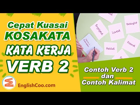 KATA KERJA BAHASA INGGRIS | Contoh Verb 2 dan Artinya Lengkap Banget | Kalimat Simple Past Tense