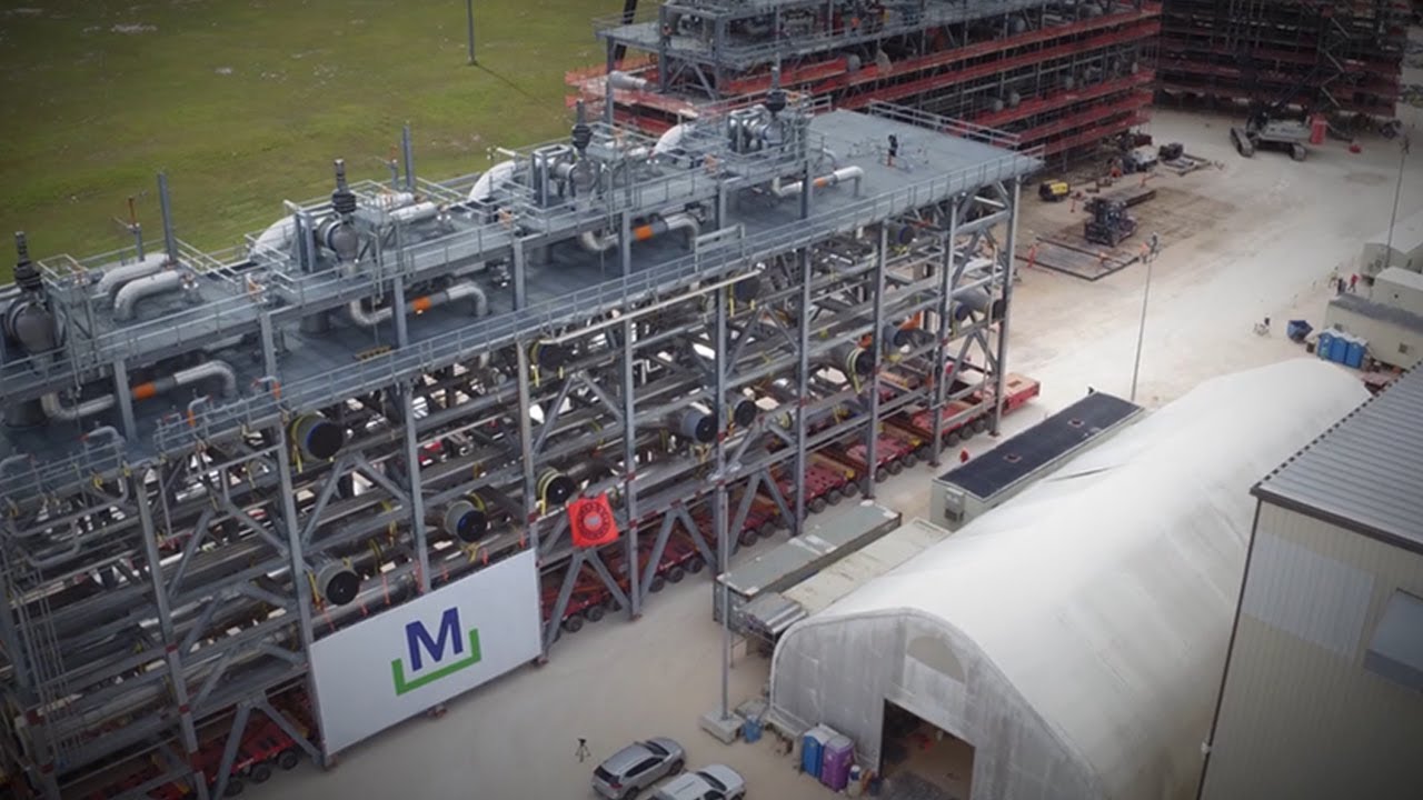 VIDEO: McDermott assembled Freeport LNG liquefaction module transport ...