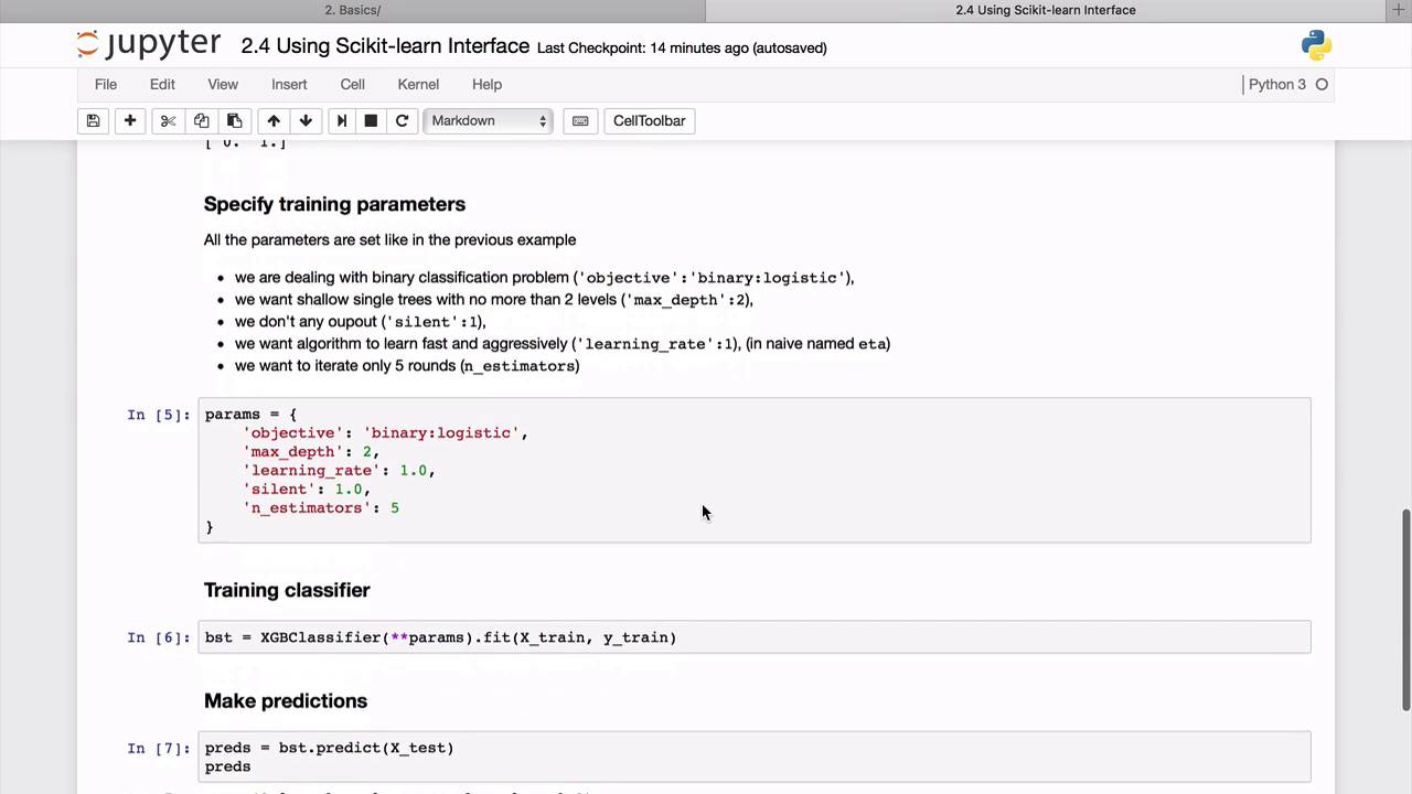 Practical XGBoost in Python - 1.5 - Using Scikit-learn Interface