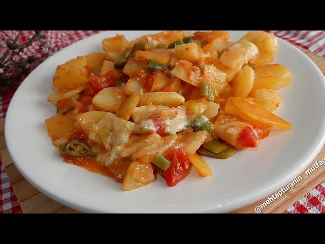 Çayınız Demleninceye Kadar Hazır Patates Sote (Videolu) - Nefis Yemek ...