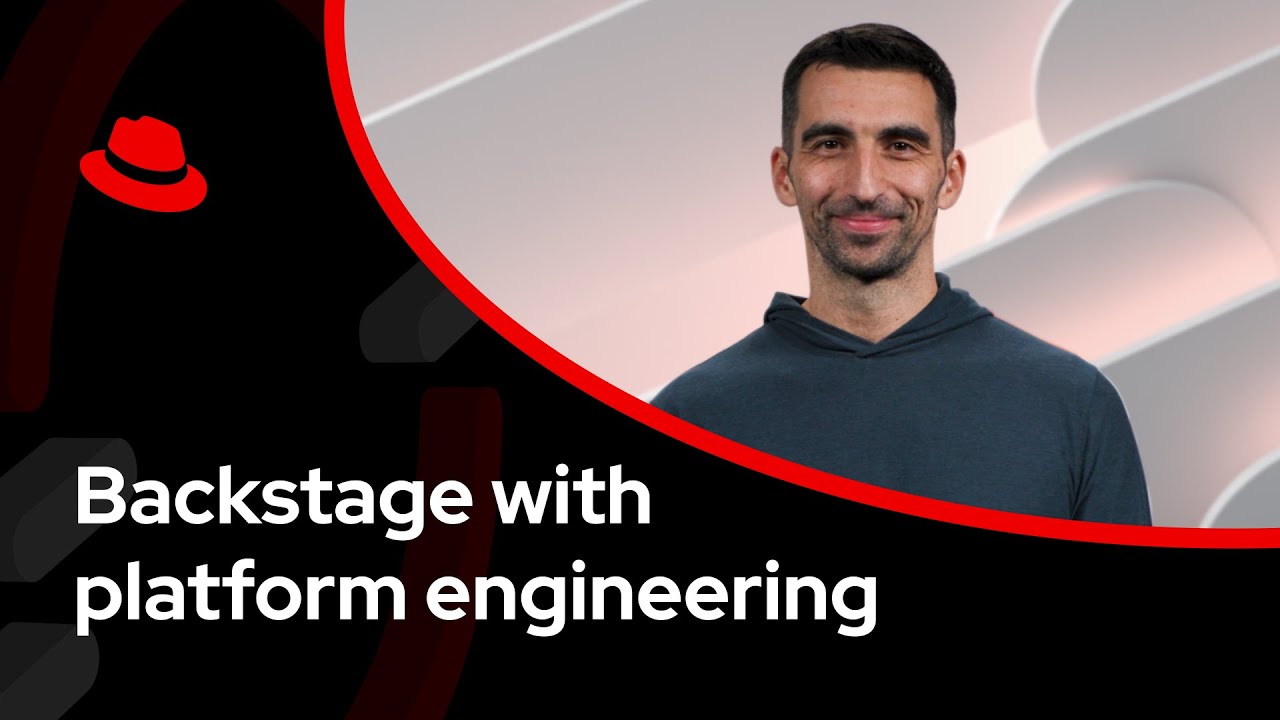 Backstage with platform engineering