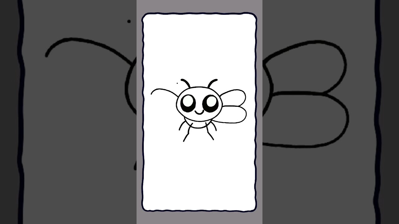 Draw a fly #shorts #doodle #easydrawing