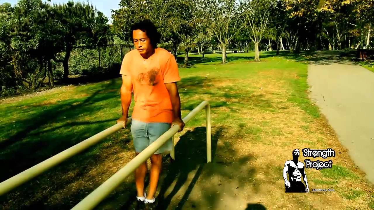 Gymnastics Lesson: Basic Workout Routine on Parallel Bars