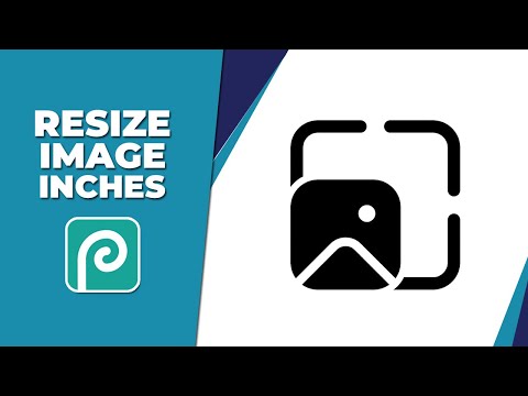How to resize an image in Photopea in inches
