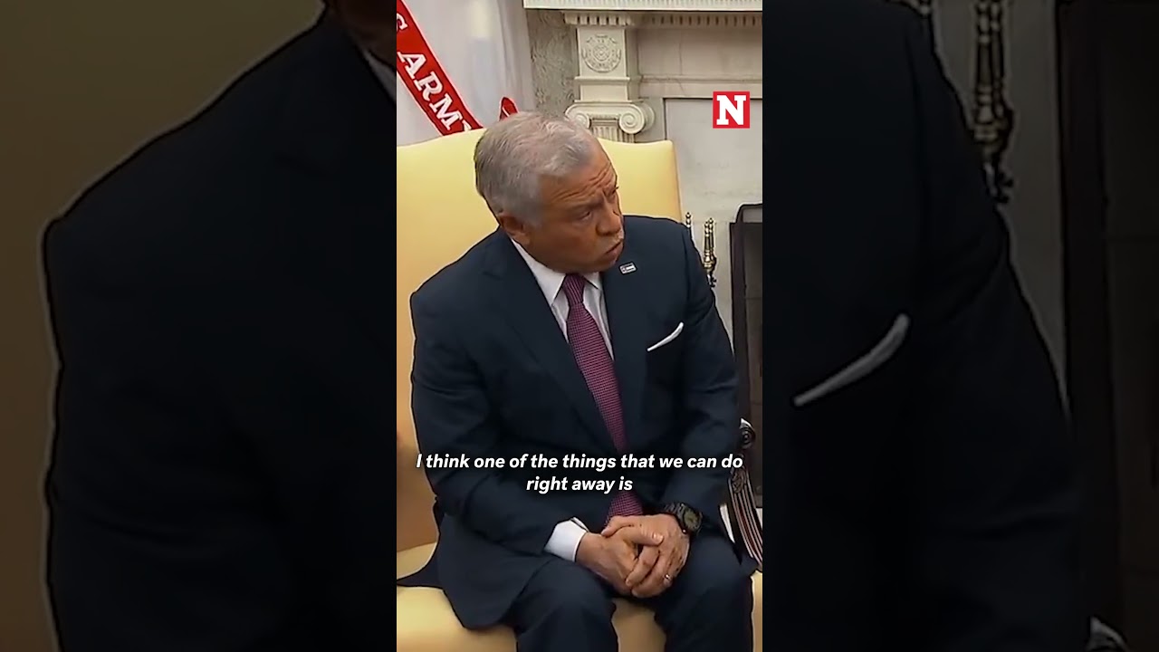 King Abdullah Tells Trump Jordan Will Take In 2,000 Gaza Children