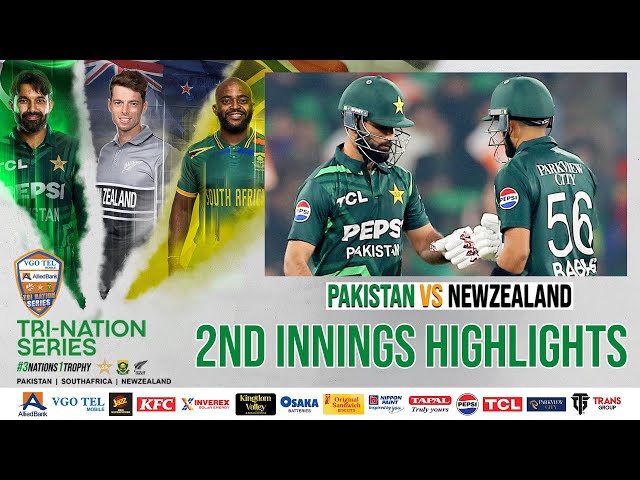 1st Innings Highlights | Pakistan vs New Zealand | 1st ODI | Tri-Nation Series 2025 | PCB ...