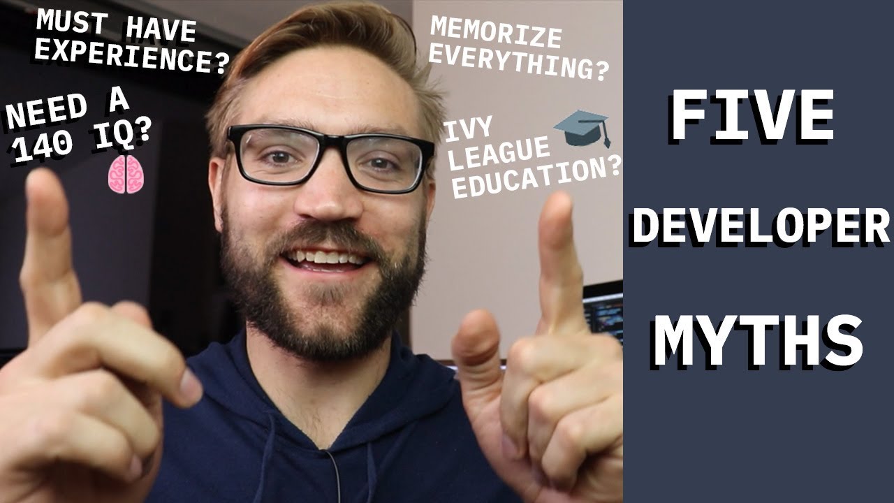 5 Biggest MYTHS of Software Development (for BEGINNERS only)