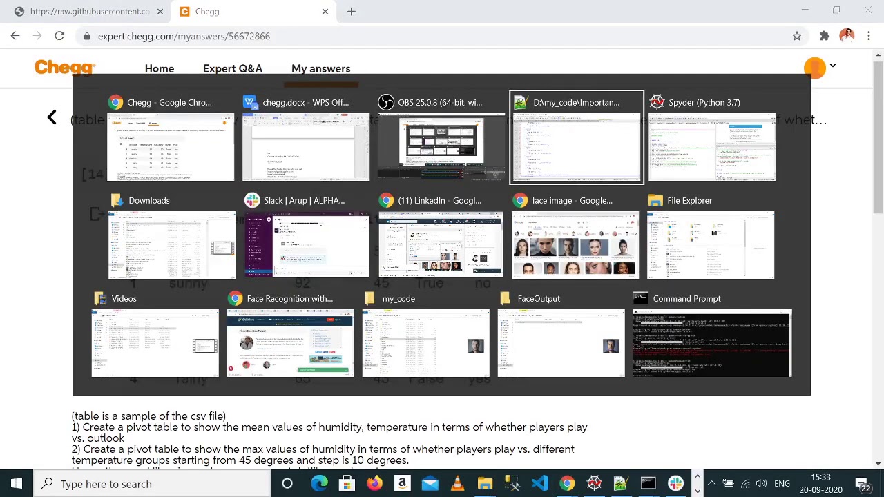Chegg PivotTablePython